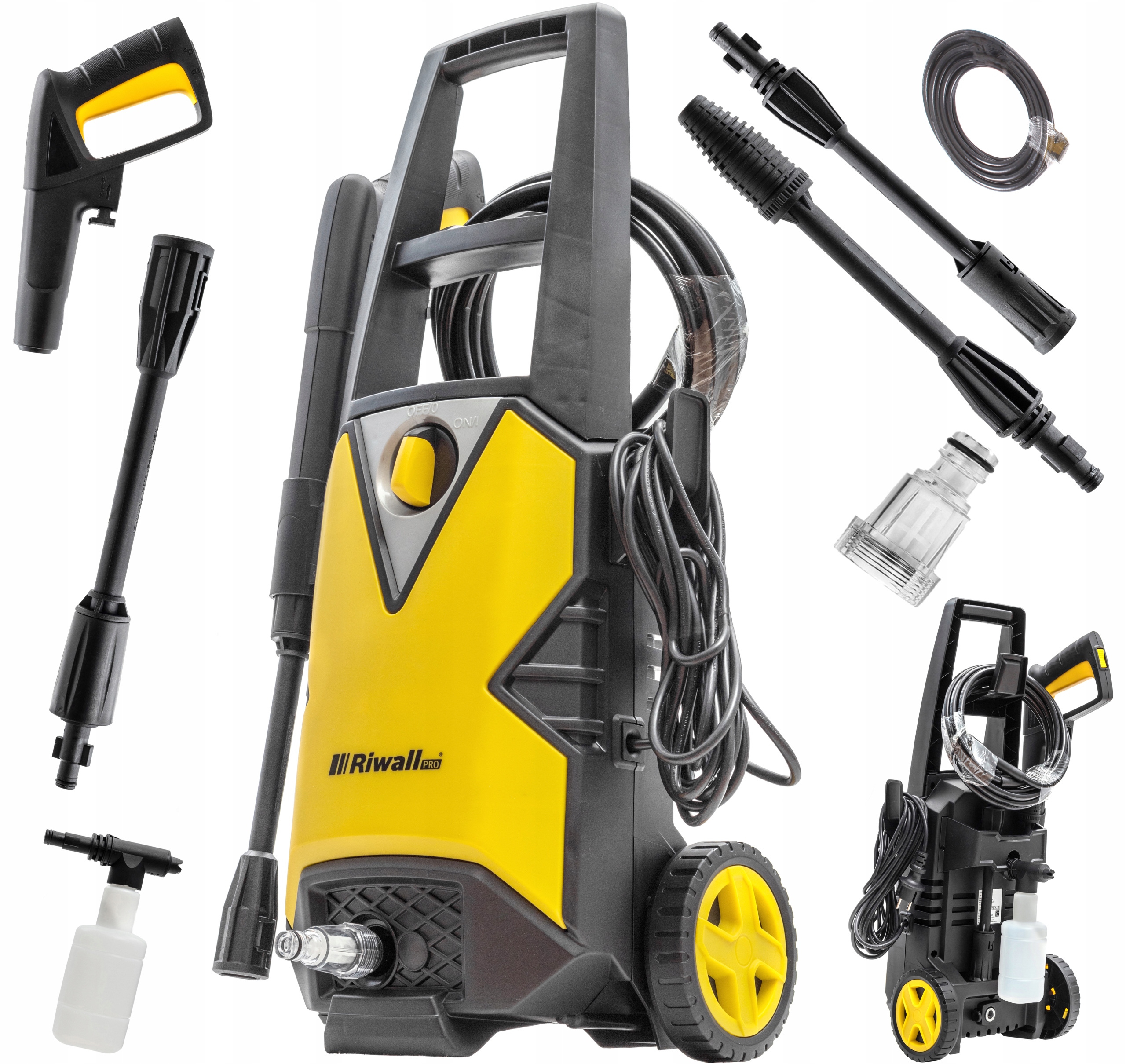 Samossąca Myjka Ciśnieniowa Aluminiowa Pompa Riwall 230 barEw Turbo Filtr (5907080485435) • Cena ...