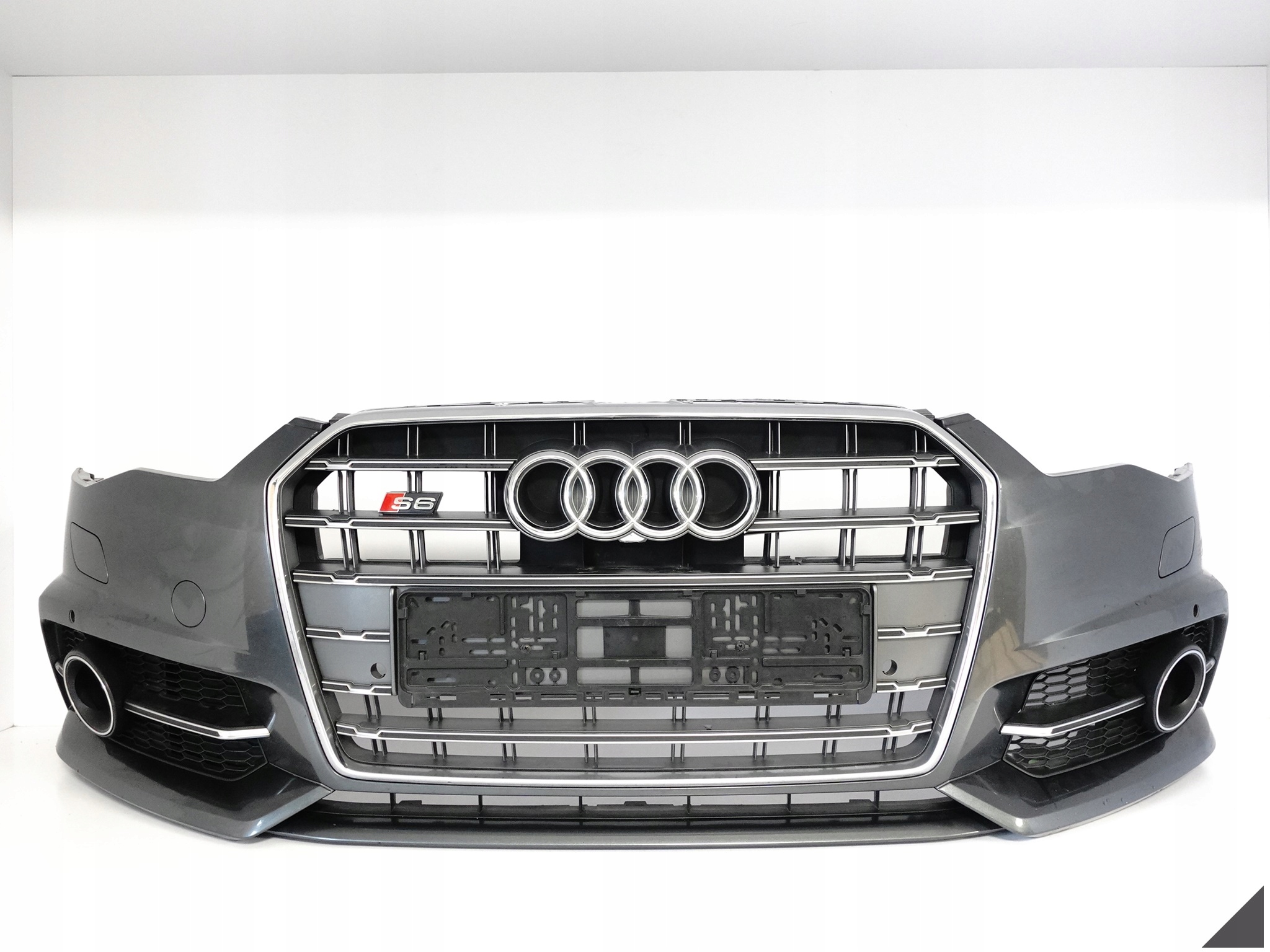 AUDI S6 C7 4G0 LIFT 14-18 ZDERZAK+GRILL+KRATKI (4XPDC/SPRSYKIWACZE ...