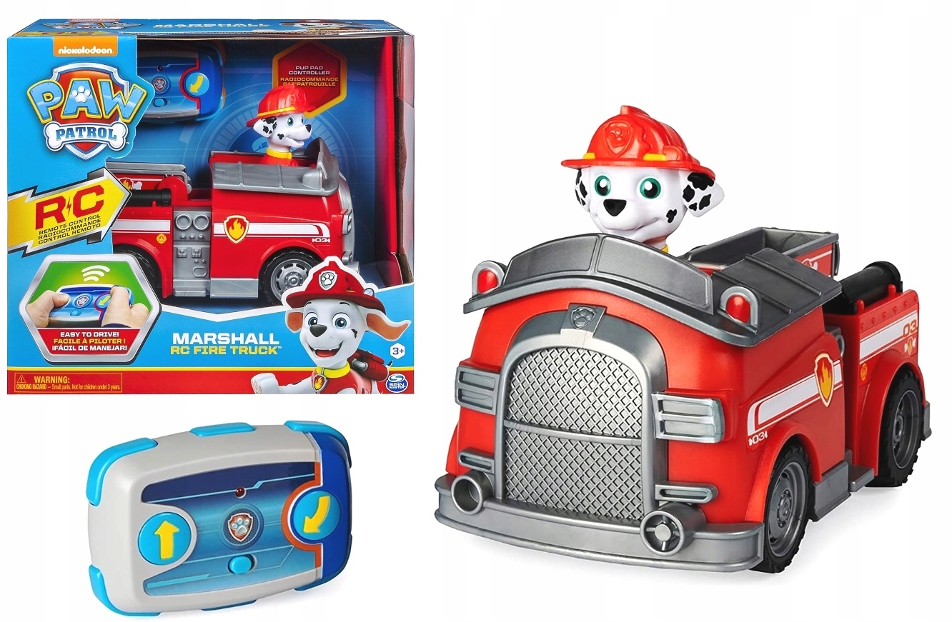 Tlapková patrola MARSHALL RC HASIČSKÉ AUTO NA DÁLKOVÉ OVLÁDÁNÍ za 1248 ...