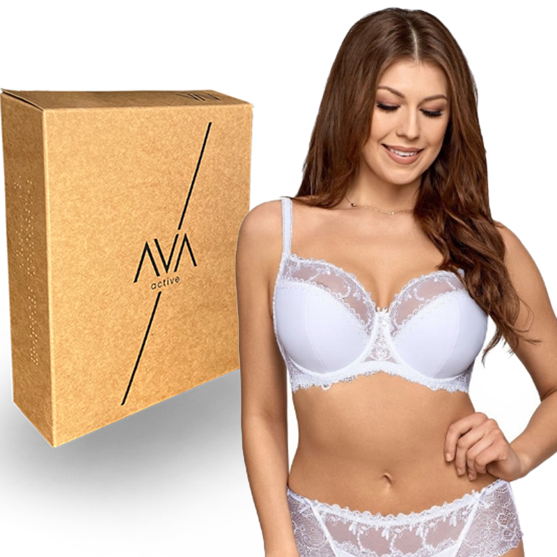 AVA podprsenka AV-1030 SEMI-SOFT Bílá 75F za 562.00CZK - Allegro