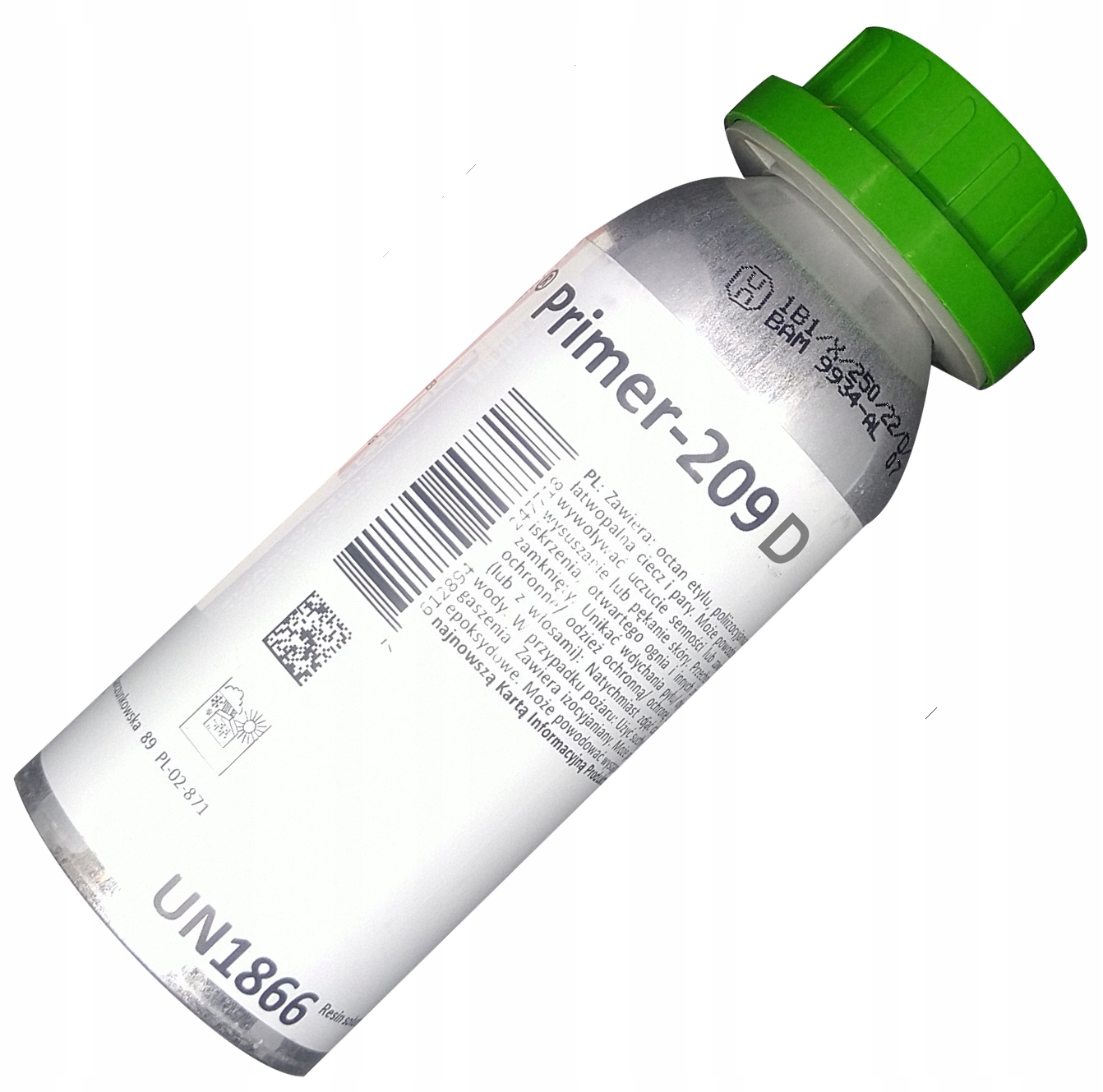 SIKA PRIMER 209D PODKŁAD DO POLIWĘGLANU PLEXY ABS GRP PVC PMMA PC PS ...