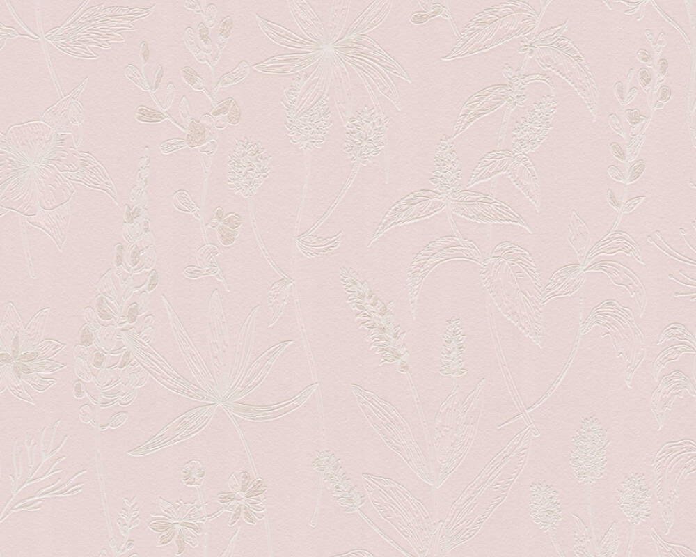 TAPETA TAPETY 37363-3 RÓŻ GAŁĄZKI KWIATY ZIELNIK (4051315432532) • Cena ...