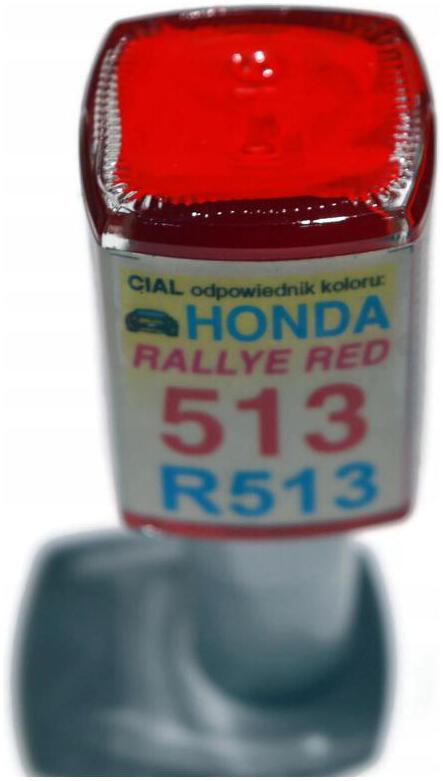 LAKIER HONDA R513 513 RALLYE RED ZAPRAWKA DO RYS ARA 10 ML ...