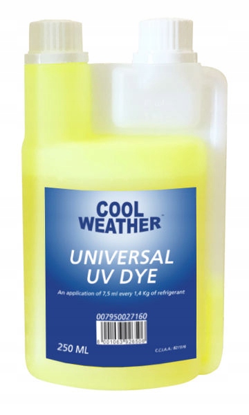 kontrast UV do oleju AC 250ml do czynników R134A/R1234yf/Hybryd 8001063926506 za 75.00PLN z ...