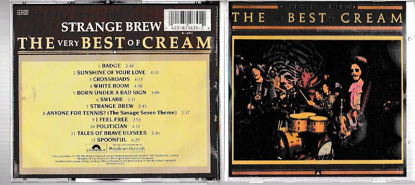Płyta CD Cream - Strange Brew - The Very Best Of I Wydanie Eric Clapton ...