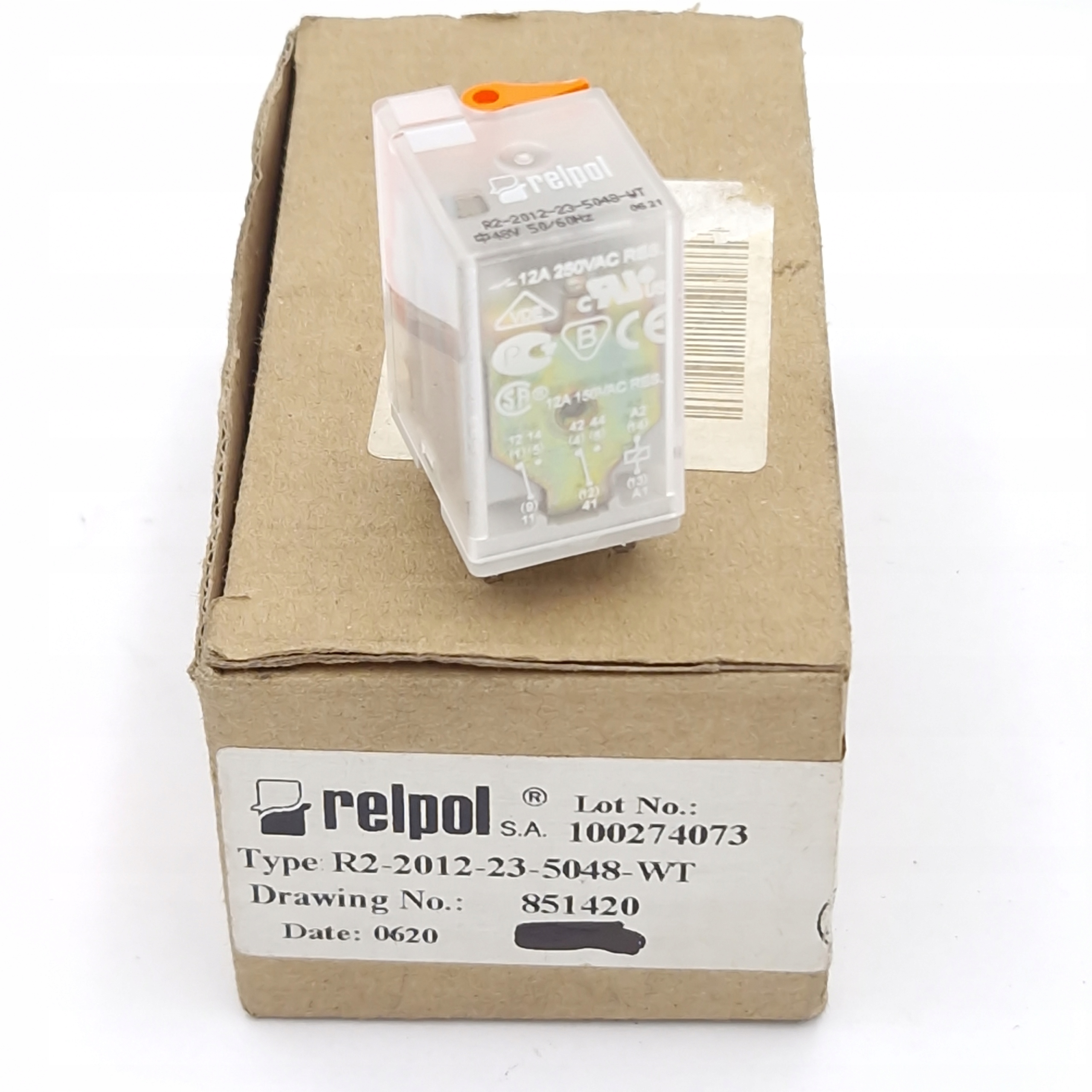 Przekaźnik Relpol R2-2012-23-5048-WT 48V • Cena, Opinie • Przemysł ...