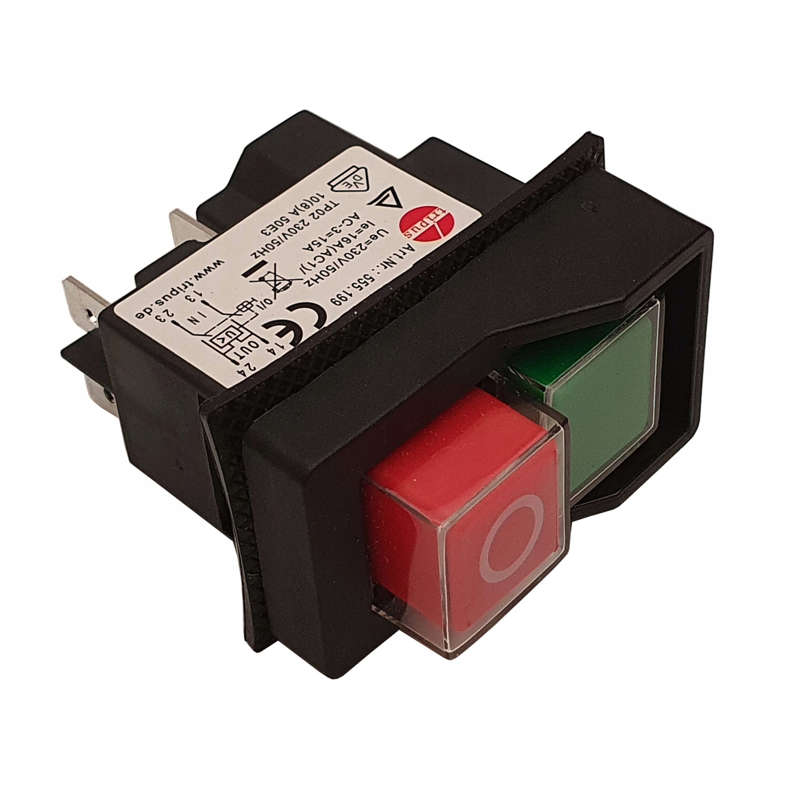 WYŁĄCZNIK włącznik jednofazowy KJD17 szlifierki piły TRIPUS 4 styki 230v (5900103006501) • Cena ...