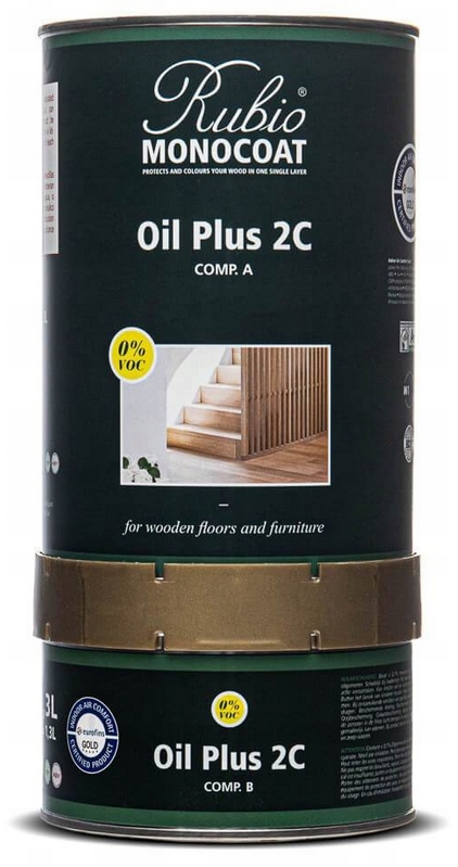 Rubio Monocoat Oil Plus 2C Olej Jednowarstwowy do drewna Smoke 5% 1,3L ...