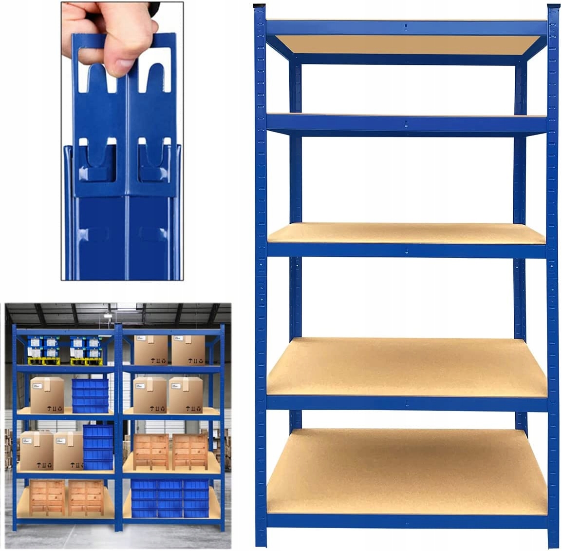 180x90x40 REGAŁ METALOWY MAGAZYNOWY GARAŻOWY 875kg (TGSL180-90-40-BLUE ... 180x90x40 REGAŁ METALOWY MAGAZYNOWY GARAŻOWY 875kg (TGSL180-90-40-BLUE ...