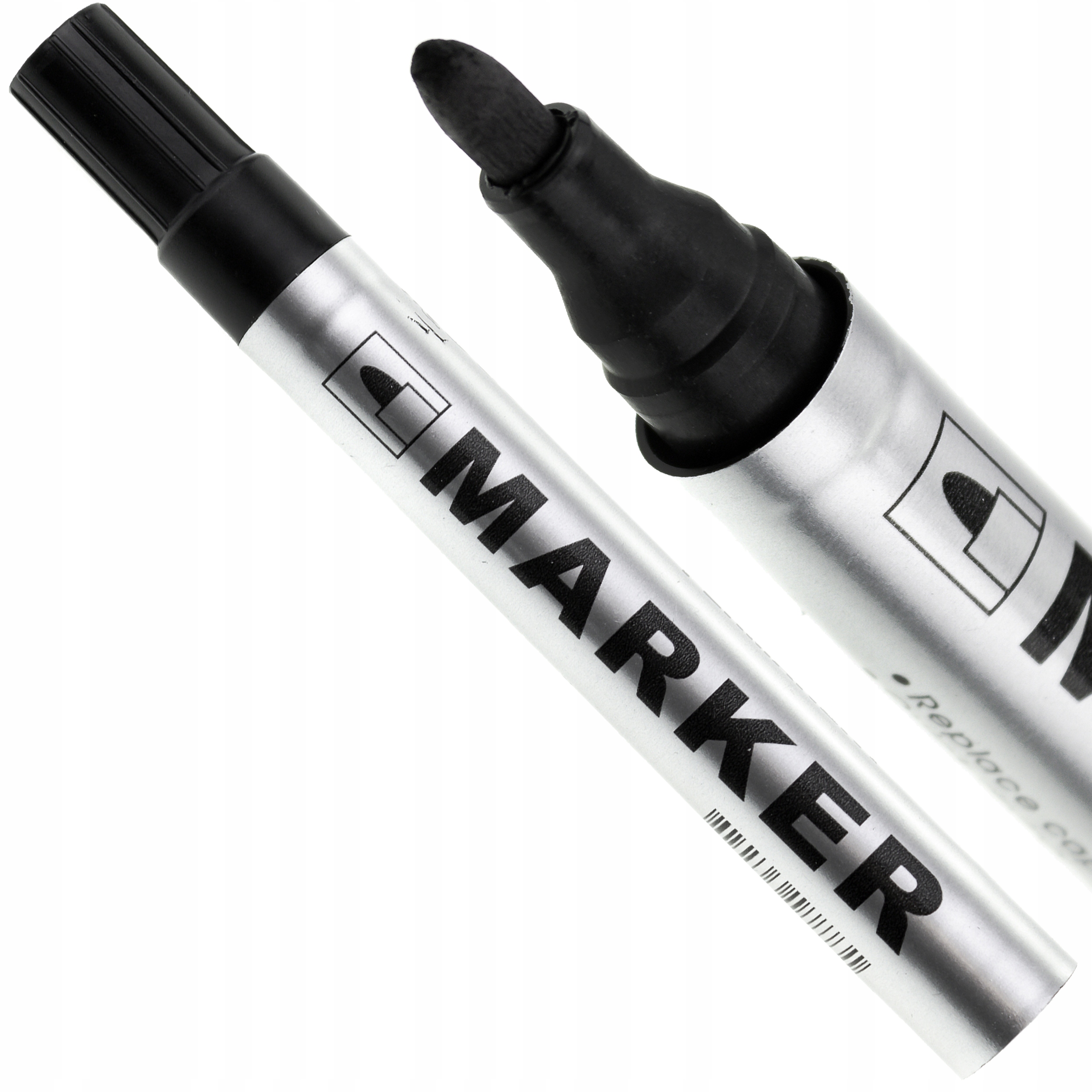 MARKER PERMANENTNY CZARNY OKRĄGŁY FLAMASTER PISAK (perm) • Cena, Opinie ...