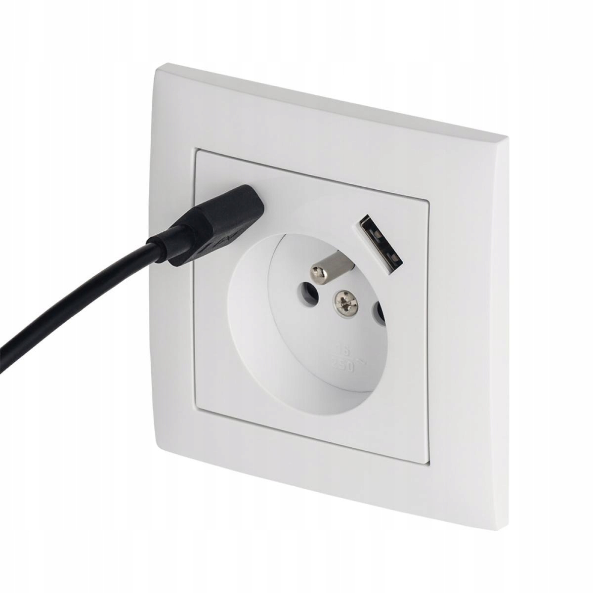 Gniazdo USB ścienne Elektro-Plast Nasielsk biały (5902431694146) • Cena ...