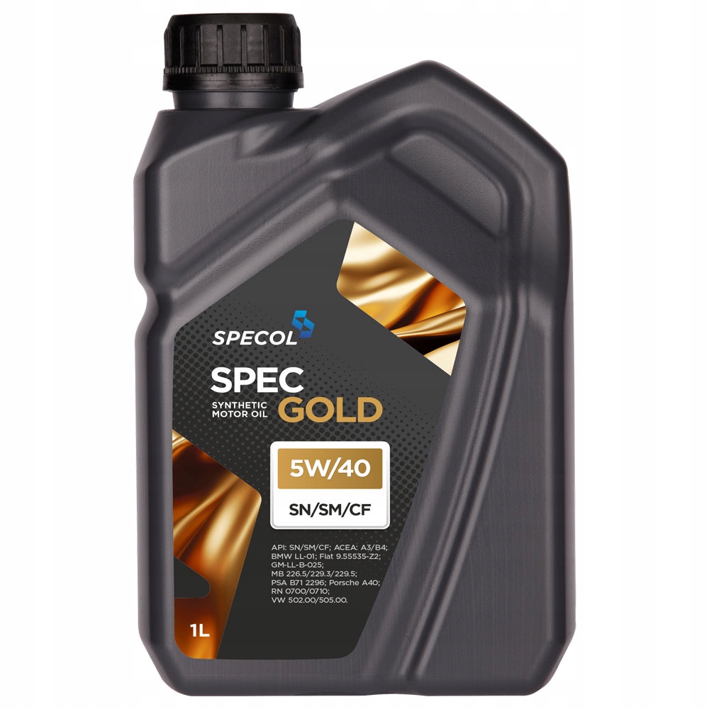 SPECOL Spec Gold 5w40 1L - syntetyczny olej silnikowy 5W40 GOLD 1 za 29 ... SPECOL Spec Gold 5w40 1L - syntetyczny olej silnikowy 5W40 GOLD 1 za 29 ...