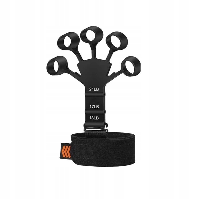 Elastický trenér pro protahování prstů, černý za 285.00CZK - Allegro