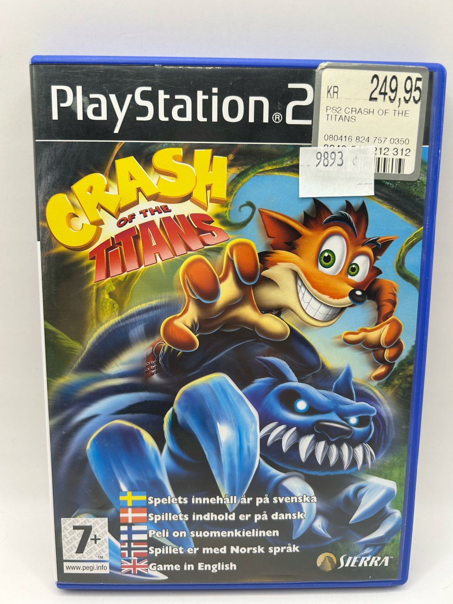Ps2 Crash Of The Titans - Gry na Sony PlayStation 2 (PS2) na Allegro ...