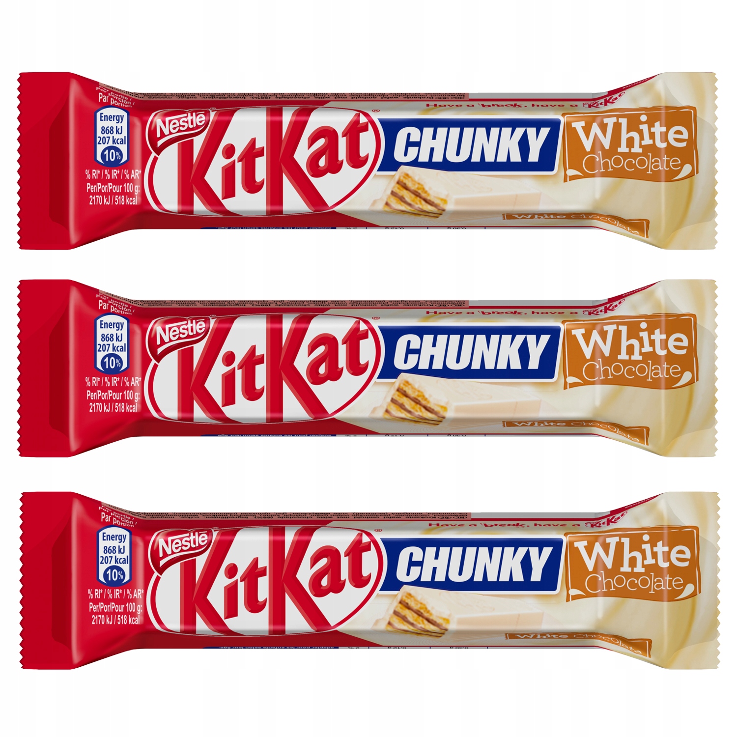 Kit Kat Chunky White 40g Baton Czekoladowy (7613037245325) • Cena ...