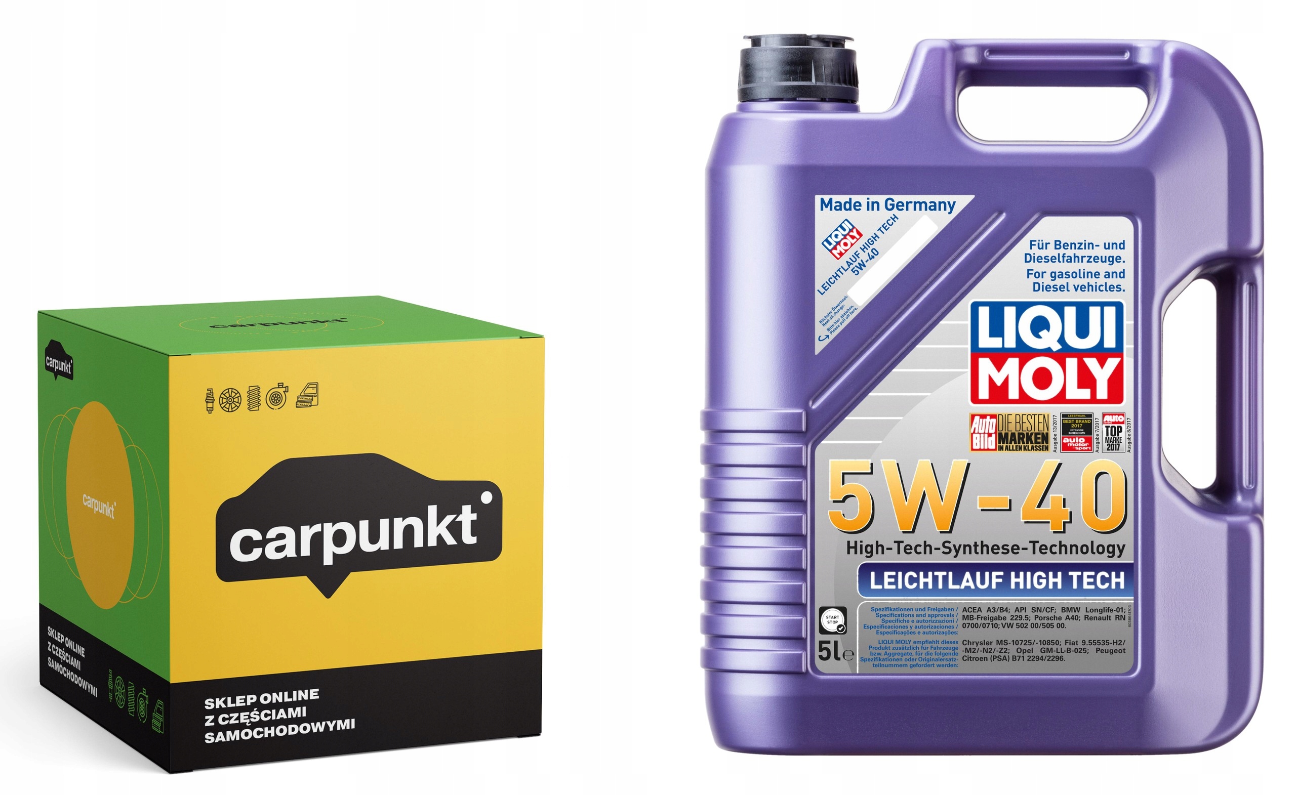 LIQUI MOLY OLEJ 5W-40 LEICHTLAUF HIGH TECH 5L 4100420023286 za z Tychy ...