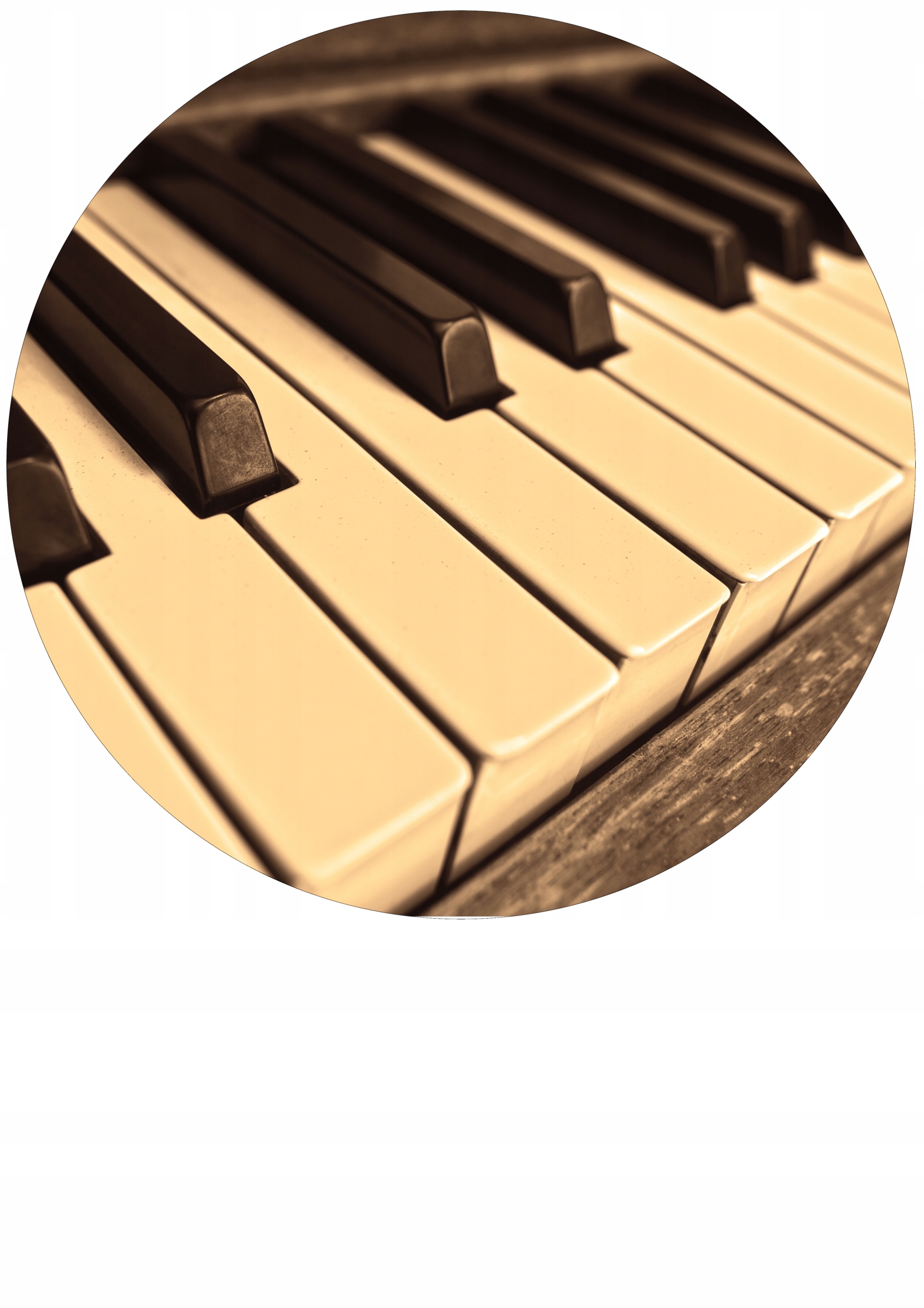 OPŁATEK NA TORT MUZYK FORTEPIAN PIANINO GRA 22-29cm (5906146215788) • Cena, Opinie • Dekoracje ...