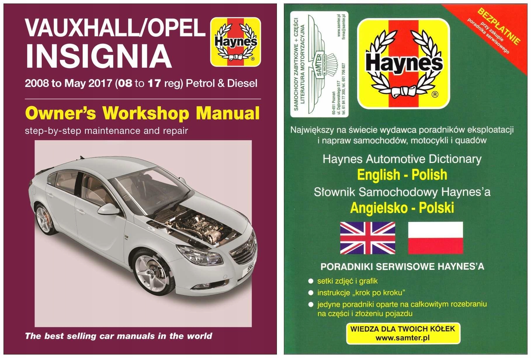 Opel Insignia (08-17) instrukcja napraw Haynes 24h - porównaj ceny ...