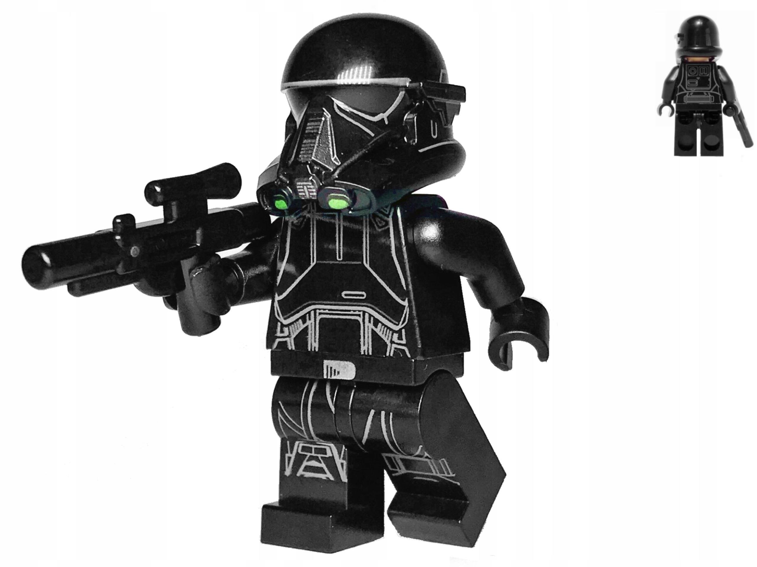 Lego Star Wars- Imperial Death Trooper + blaster ! 12554791158 - Allegro.pl