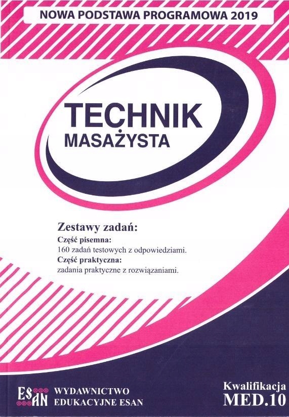 Technik masażysta Dominik Zakrzewski, Monika Gwardzik | Podręcznik do ...