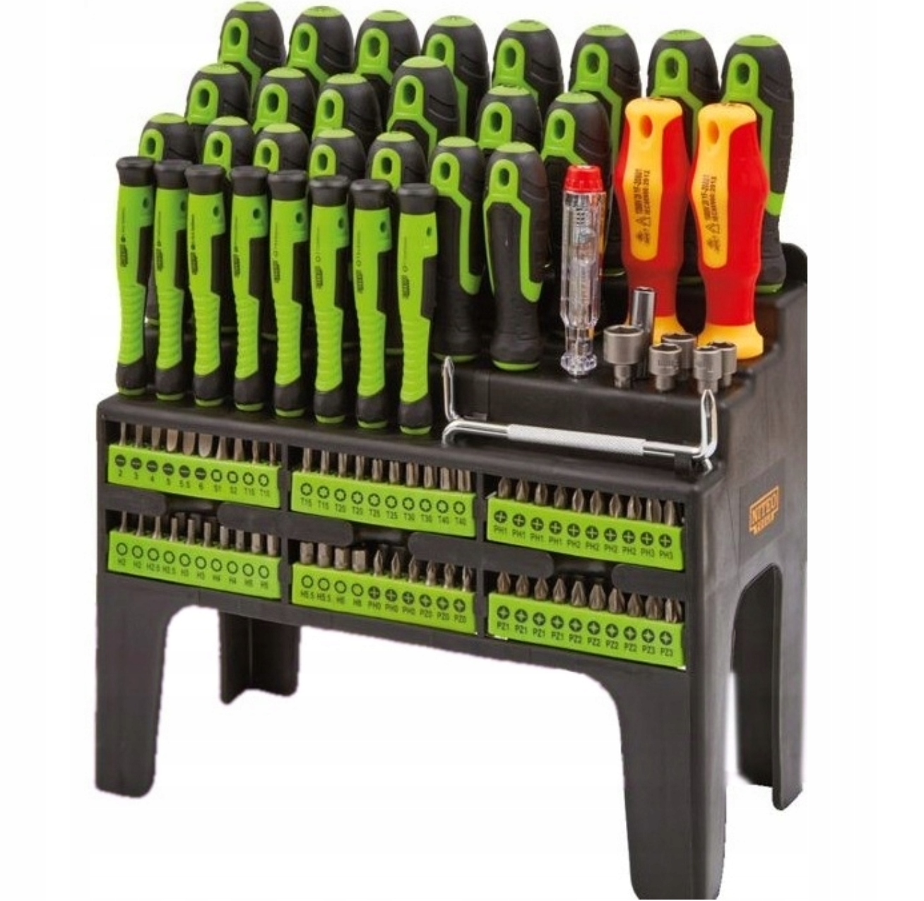 NITEO TOOLS ZESTAW ŚRUBOKRĘTÓW 100 elementów 100PCS0517-20 za 110 zł z ...