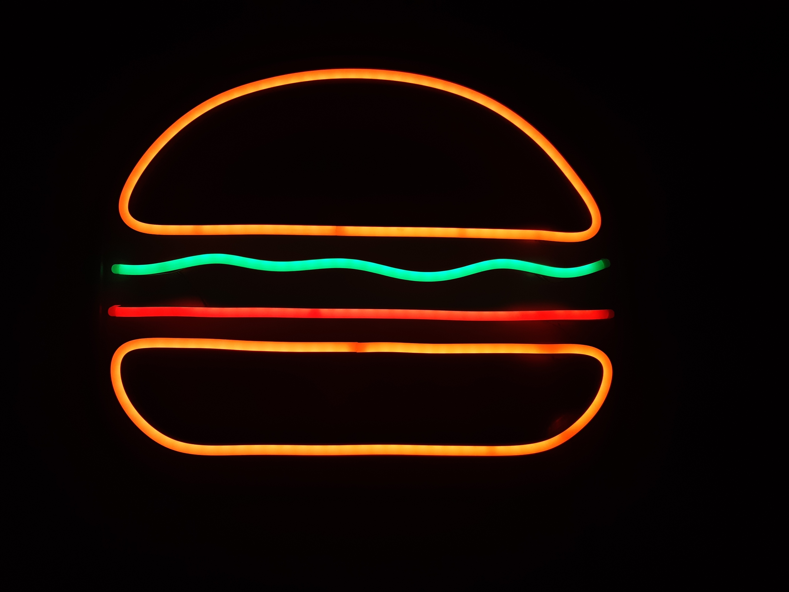 Neon led Burger Fast Food [30x23cm] • Cena, Opinie • Neony 17379708728 ...