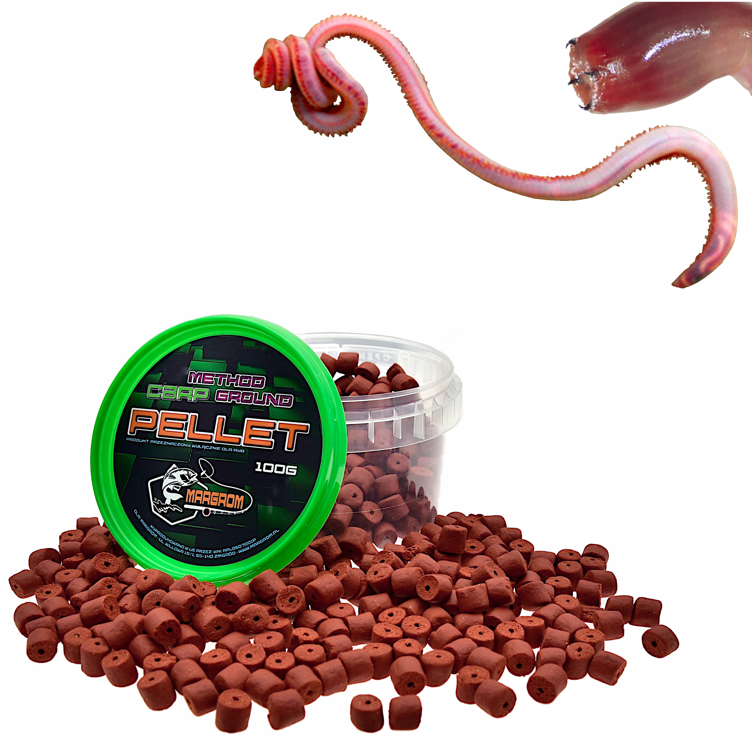 PELLET HACZYKOWY MARGROM 8mm 100g Bloodworm - 5906492308417 ...