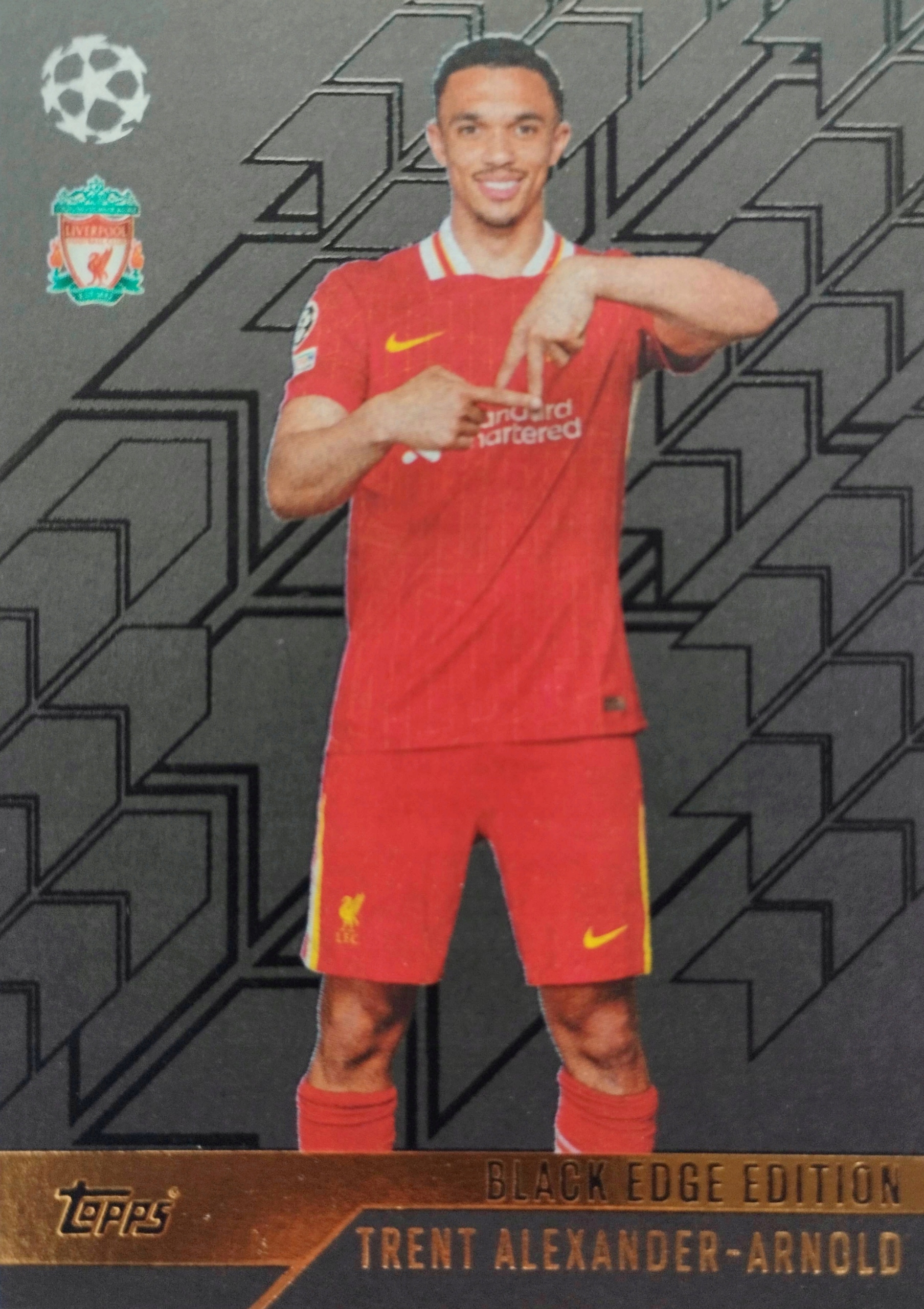TOPPS MATCH ATTAX 2024 - 2025 BLACK EDGE EDITION BE 1 ALEXANDER-ARNOLD - 16976480066 - Allegro