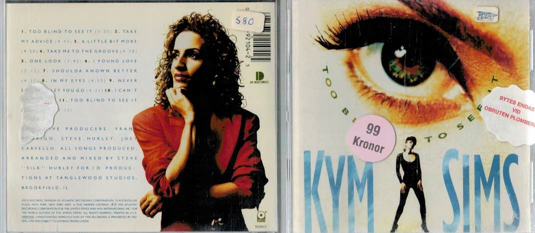 Too Blind To See It Kym Sims - CD • Cena, Opinie - Allegro