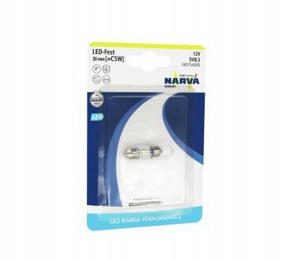 stan1 NARVA ZAROWKA 12V LED SV8,5 30MM FESTOON 4013790012814 za 45.00PLN z krakow - Allegro ...