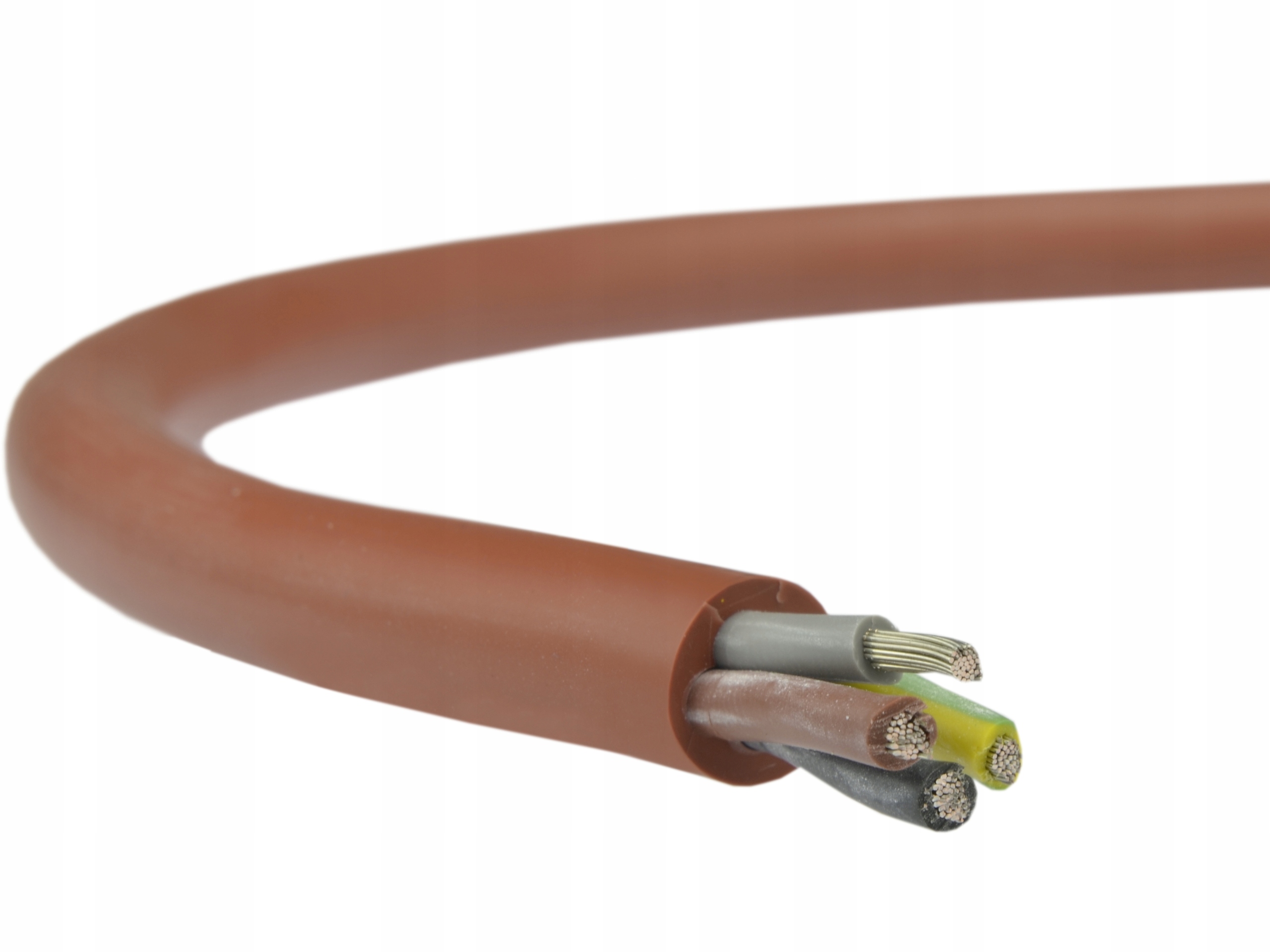 Kabel przewód silikonowy SiHF 180°C 500V 4x1,5mm2 (5905954912575) • Cena, Opinie 5147481983 ...