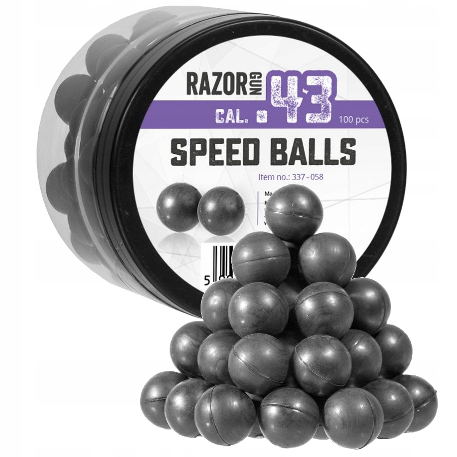 Kule gumowe RAM RazorGun Speed Balls .43 cal. 100 szt. do PPQ ...