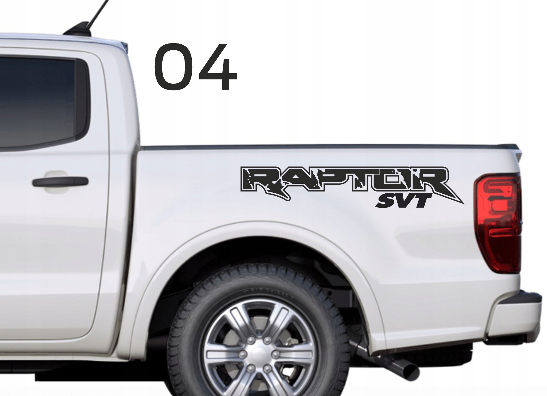 Samolepky na bočnice pro Ford Ranger - RAPTOR SVT 04 za 509.00CZK - Allegro