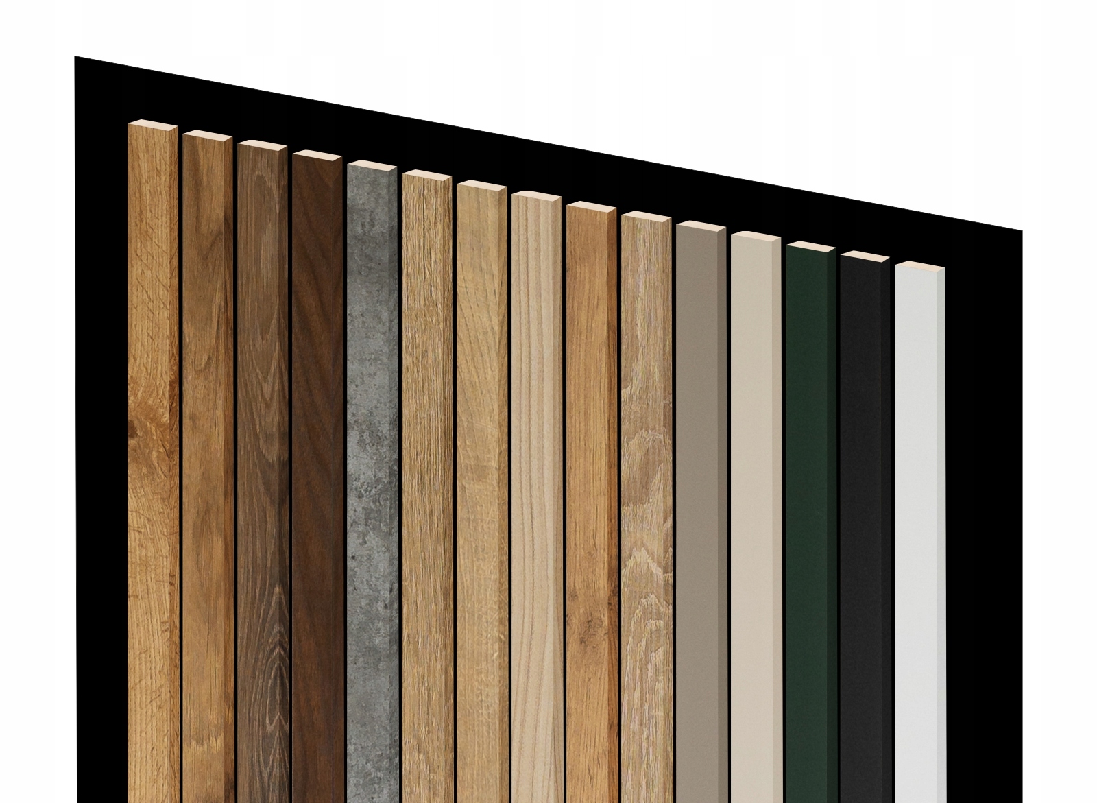 Wzornik/Próbnik Lameli Ściennych na Filcu, Płycie SunWood ...