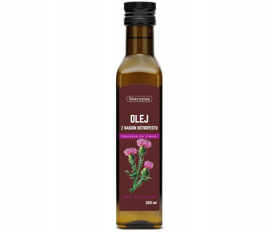 Olej z nasion ostropestu 250 ml SKOCZYLAS (5903631208294) • Cena, Opinie • Oleje, olejki i ...
