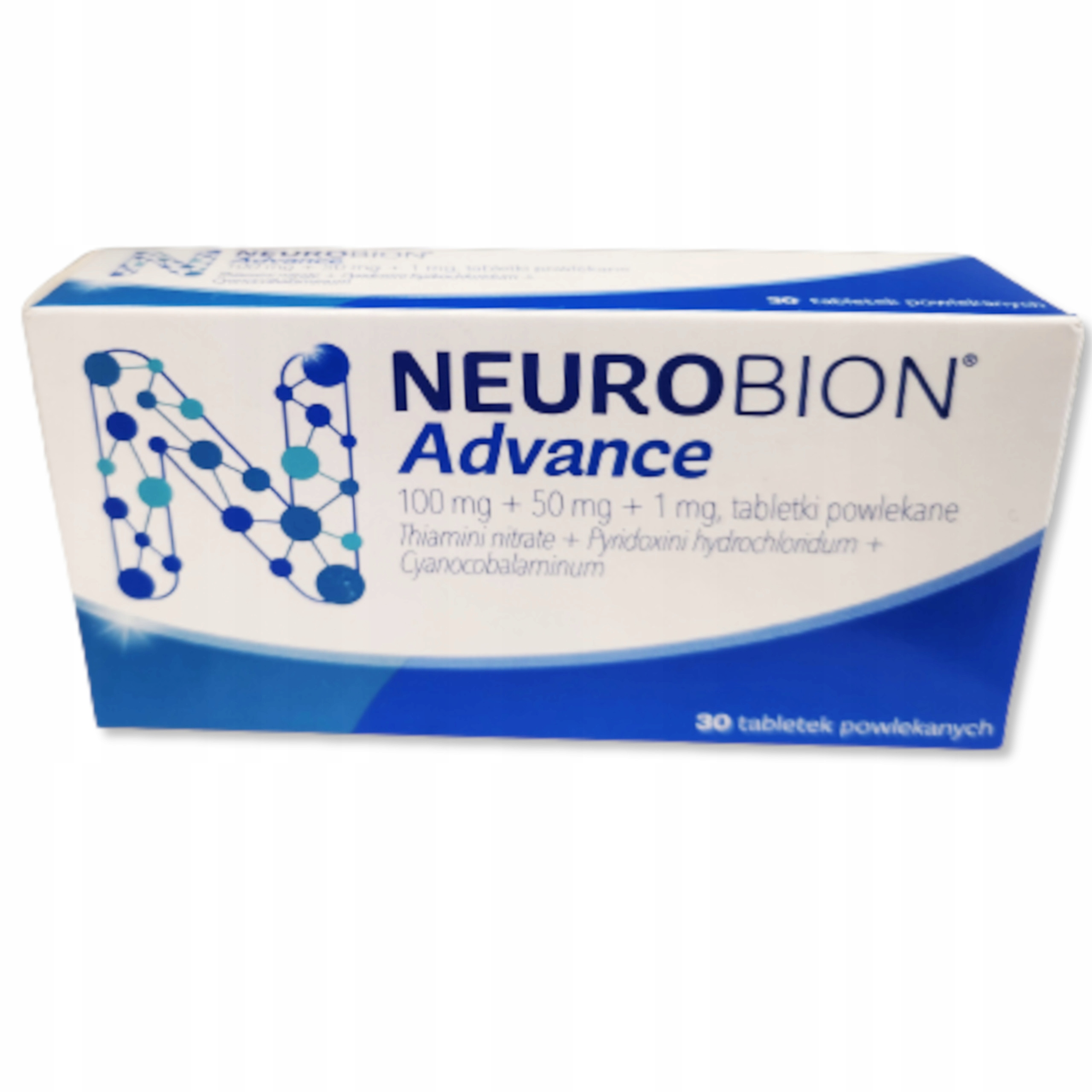 Neurobion Advance 100mg+50mg+1mg 30 tabletek 14207479723 - Allegro.pl