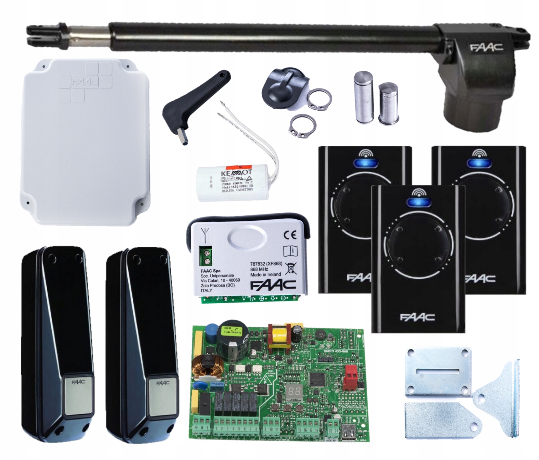 Napęd bramy jednoskrzydłowej FAAC 414 LONG PRAWY (8055195016543) • Cena, Opinie • Napędy ...