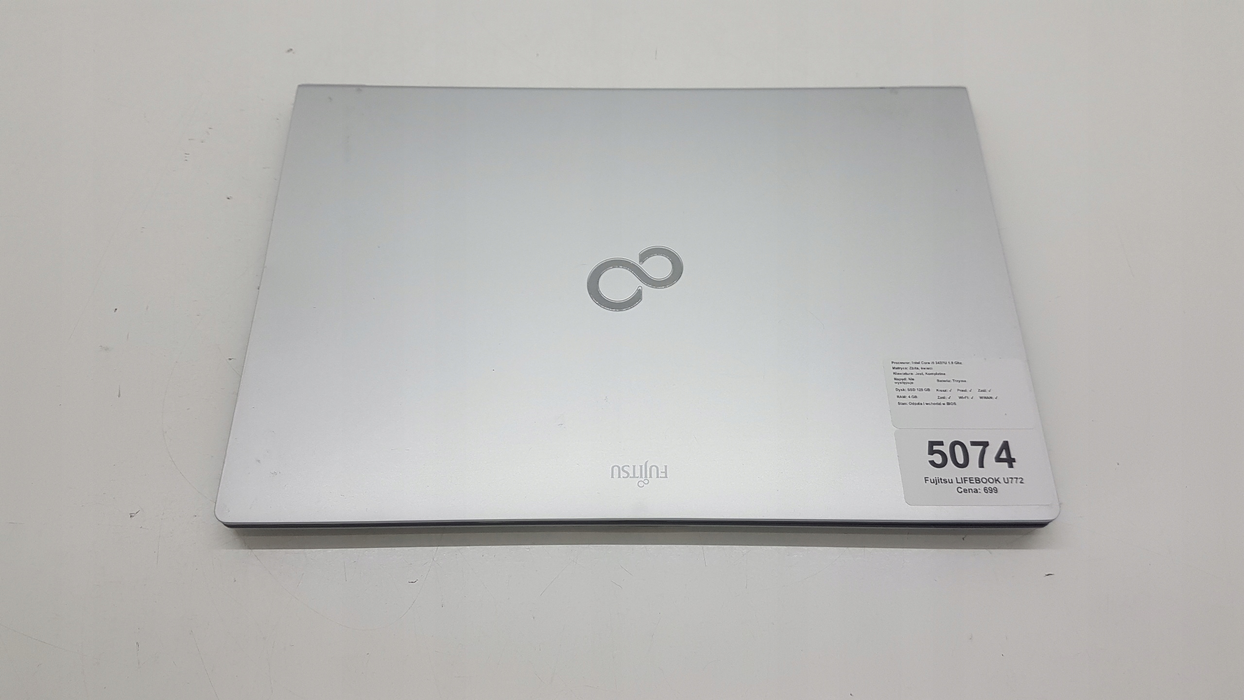 Laptop Fujitsu LIFEBOOK U772 (5074) - Sklep, Opinie, Cena w Allegro