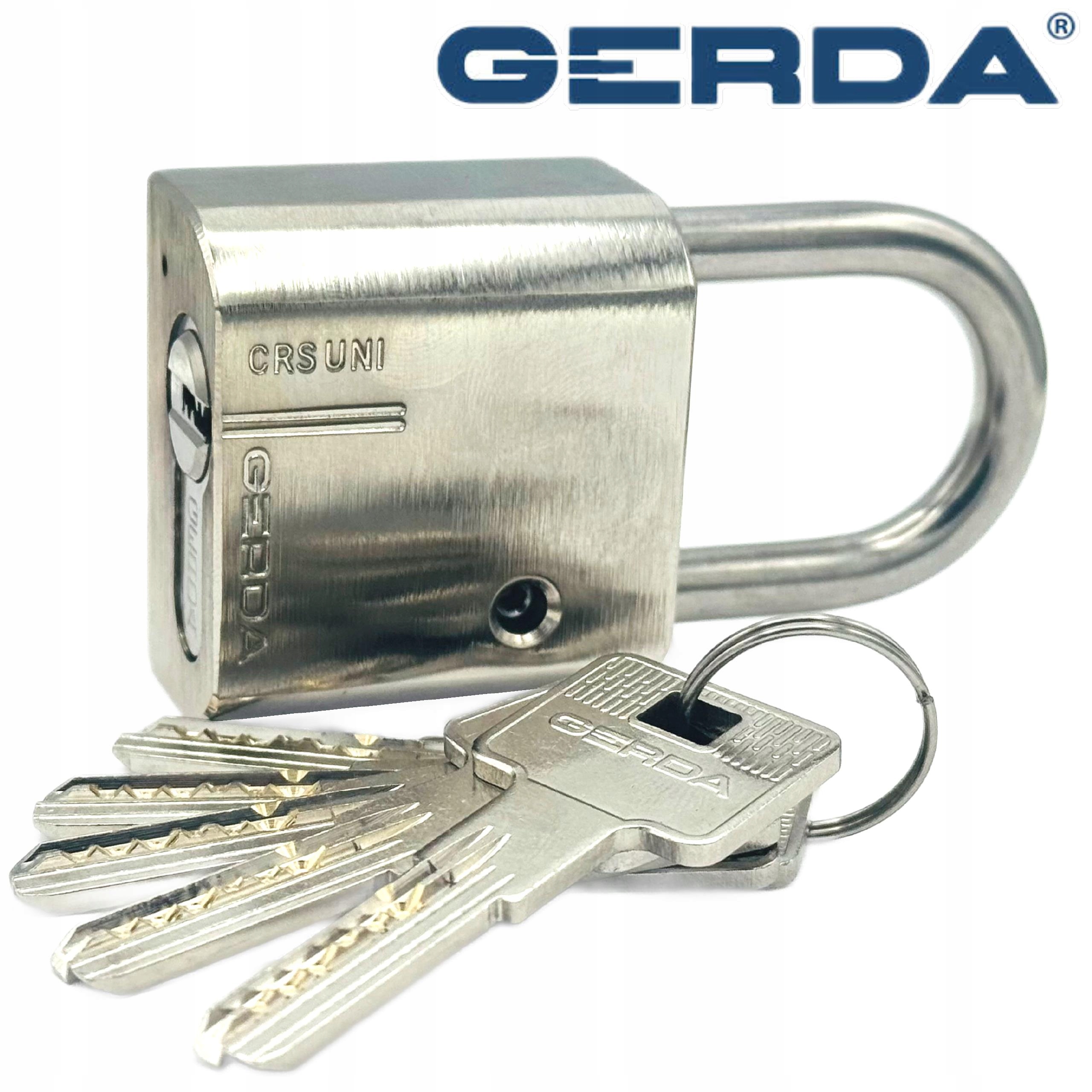 KŁÓDKA SYSTEMOWA GERDA CRS UNI WKŁADKA H PLUS 5 KLUCZY NIKIEL • Cena, Opinie • Zamki 17440234966 ...