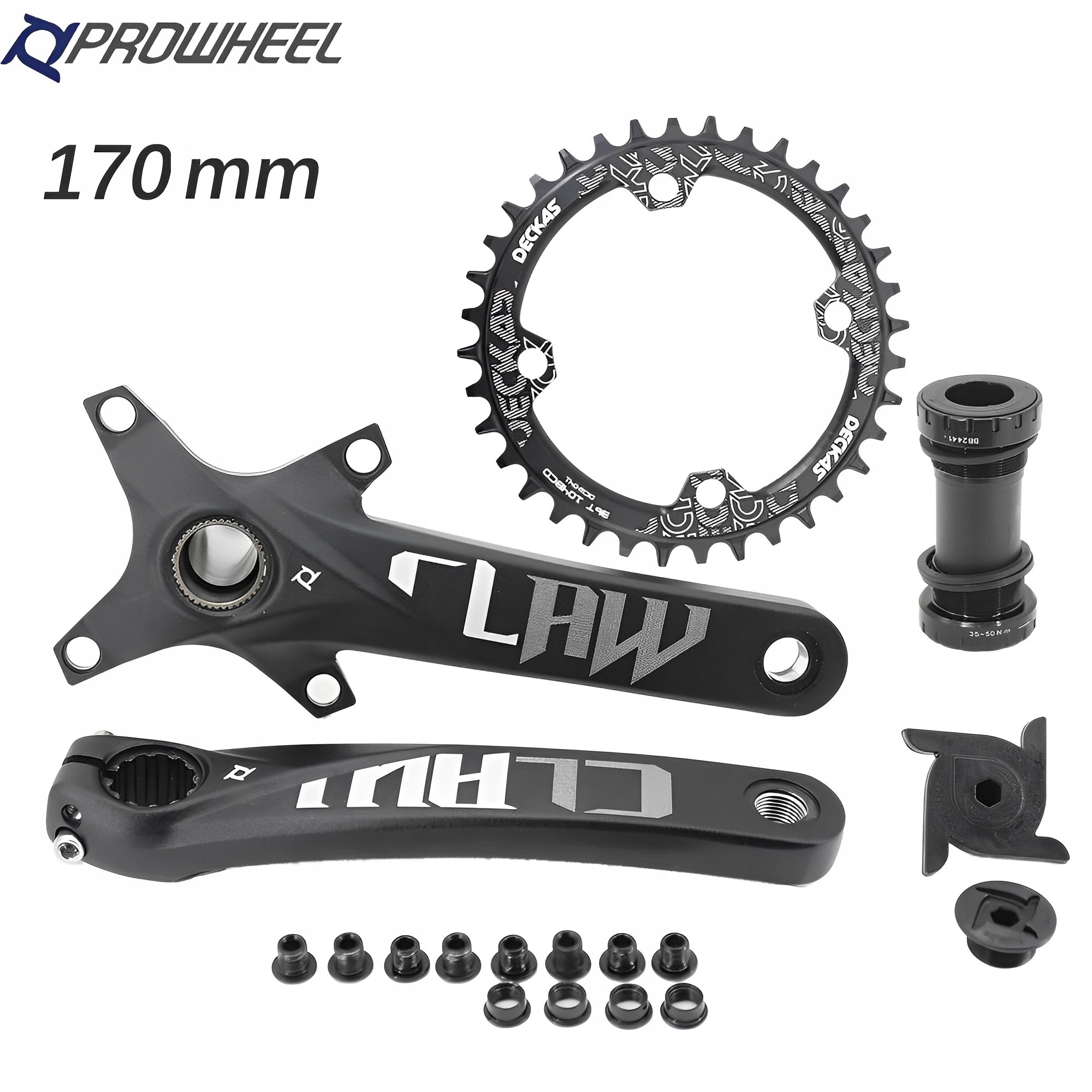 Prowheel korba rowerowa Hollow tech oś CLAW - 5904830350869 - 14237794343 - Allegro.pl