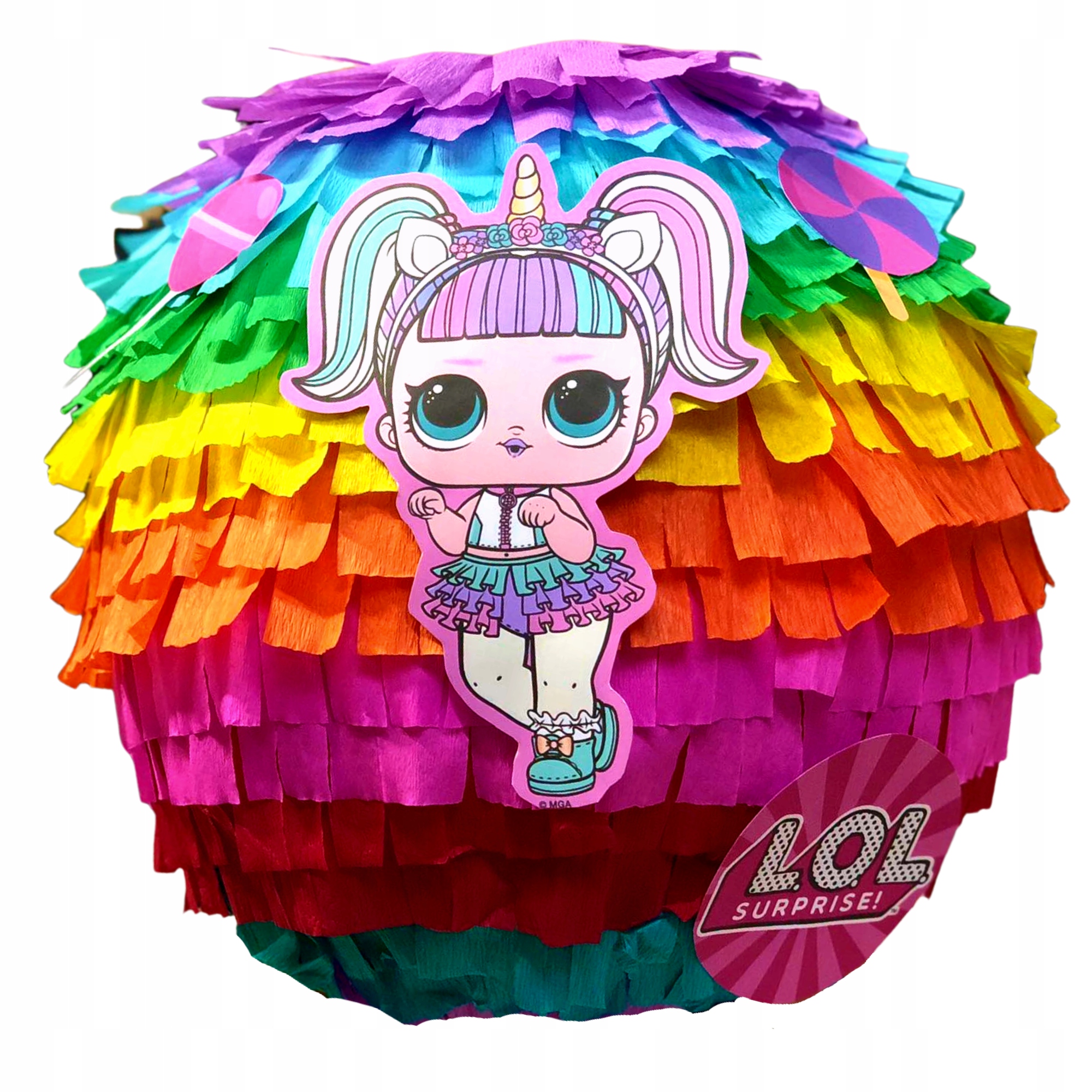 PINIATA Urodzinowa LOL DUŻA • Cena, Opinie • Piniaty 14614418573 • Allegro