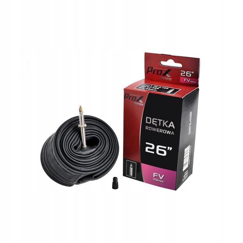 Dętka rowerowa Prox 26" x 1,75" 48mm BOX - 5905247001559 - 17396452157 ...
