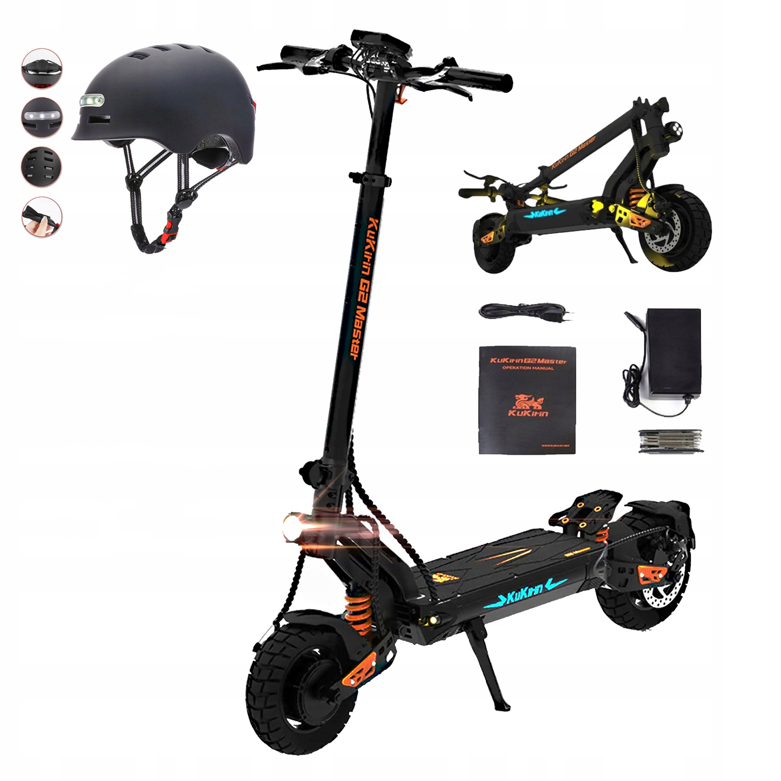 Hulajnoga Elektryczna Kukirin G2 Master 2000W 52V 20.8Ah Składany ...