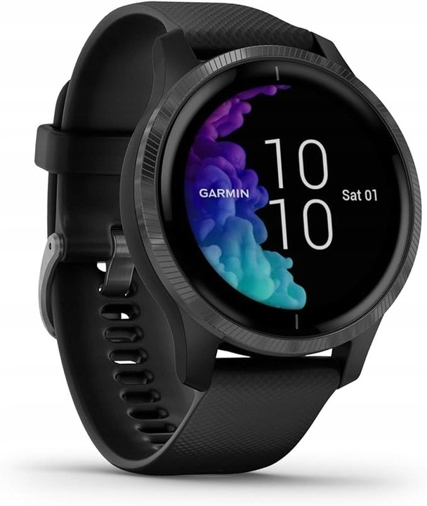 Smartwatch GARMIN Venu AMOLED GPS NFC Czarny (0753759259617) • Cena, Opinie • Unisex 18114502954 ...
