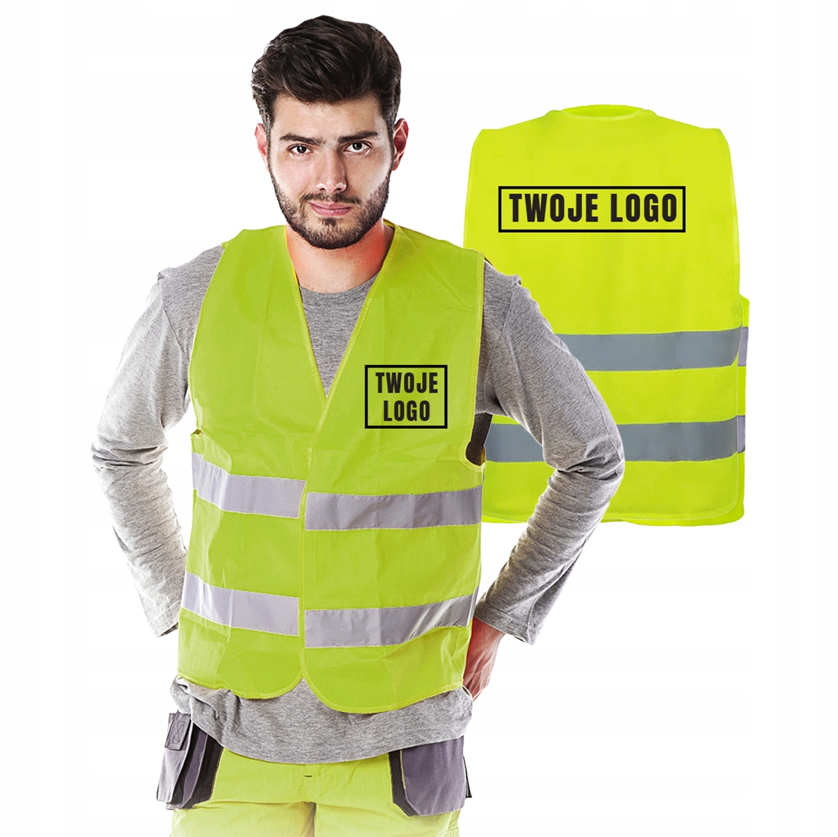 Kamizelka odblaskowa Reis unisex L (5907522914974) • Cena, Opinie ...