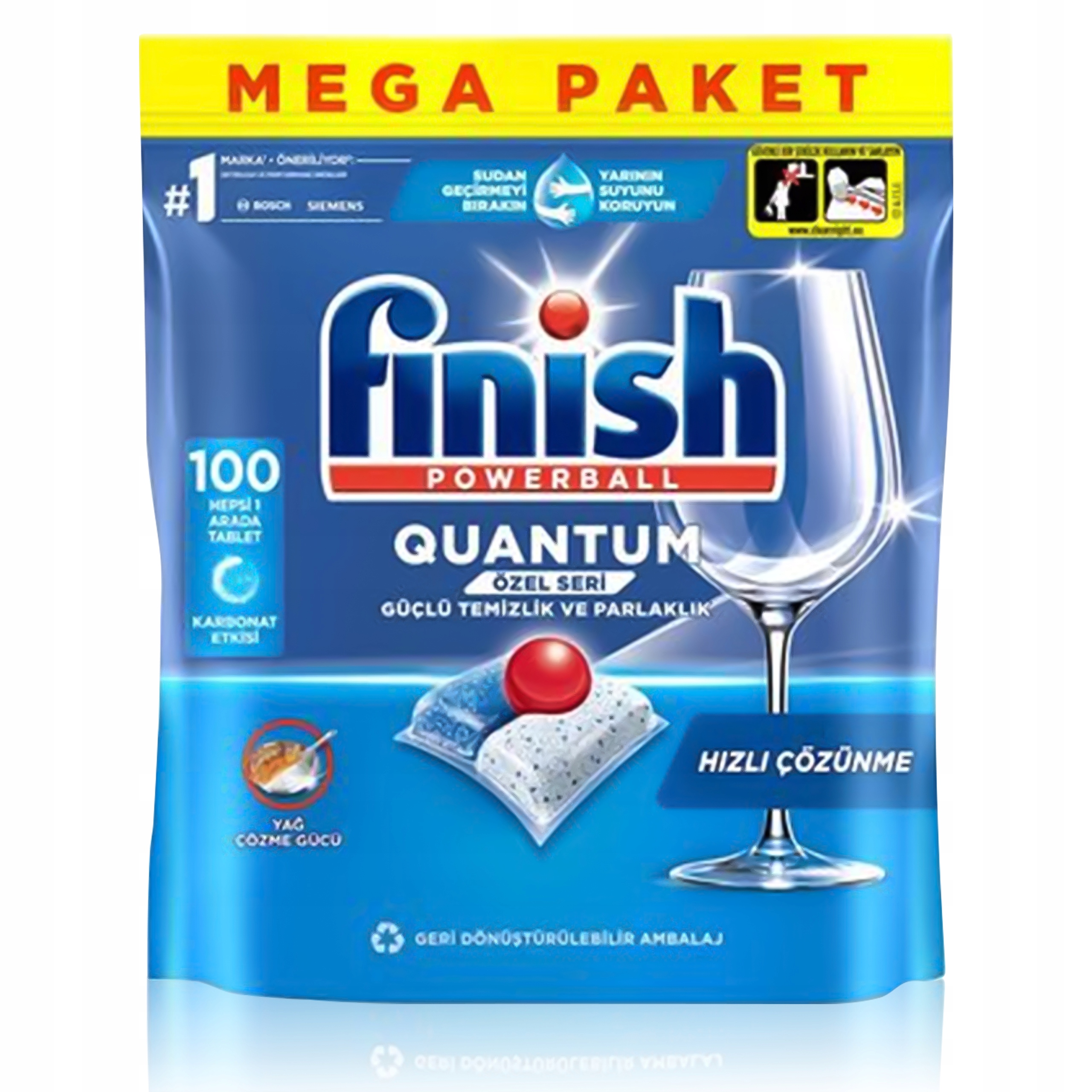 Kapsułki do Zmywarki Finish Powerball Quantum All in One 100 sztuk ... Kapsułki do Zmywarki Finish Powerball Quantum All in One 100 sztuk ...
