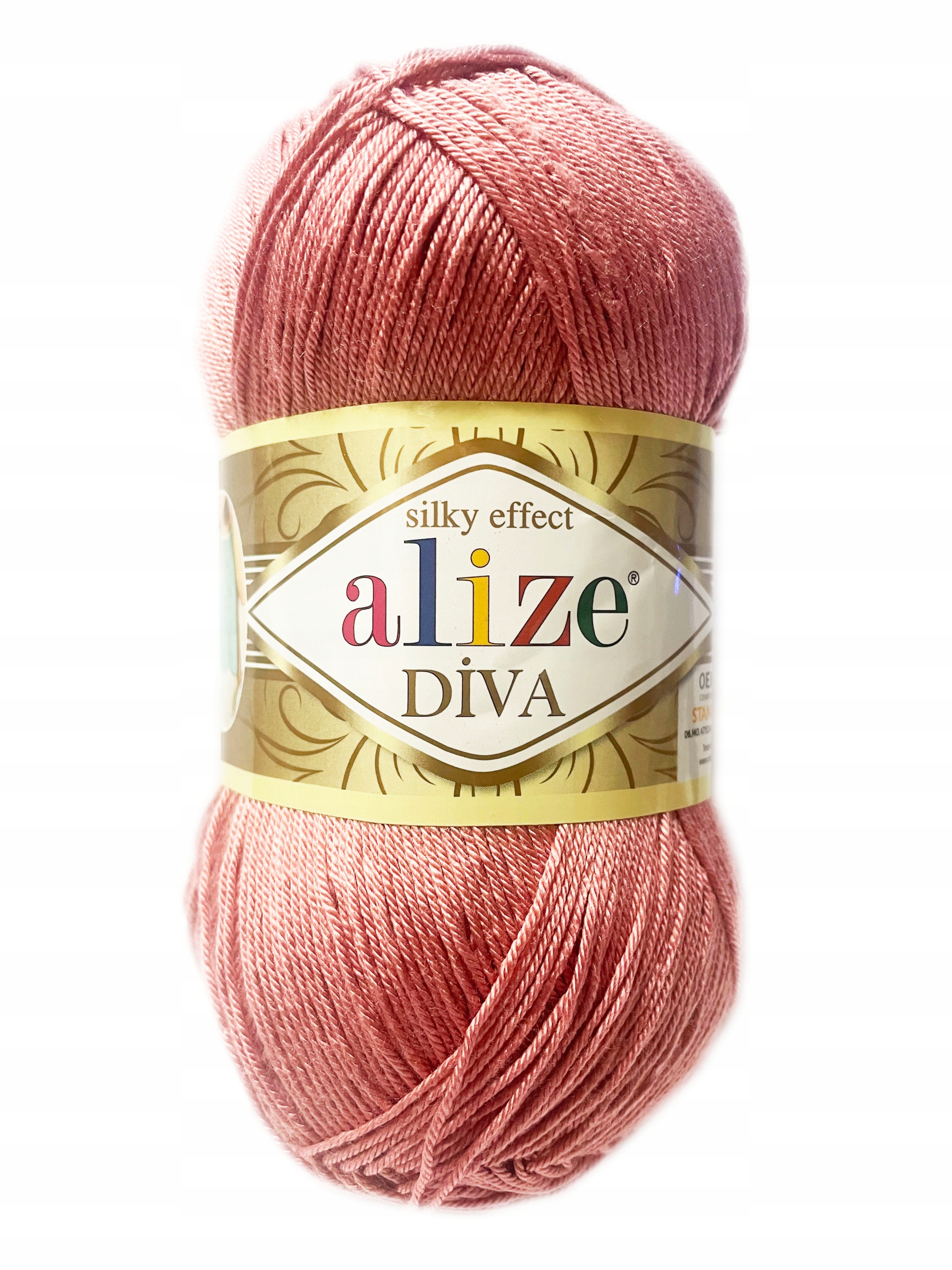 Włóczka ALIZE DIVA 350m mikrofibra 354 róż (8697678016314) • Cena, Opinie • Włóczki 13487129615 ...