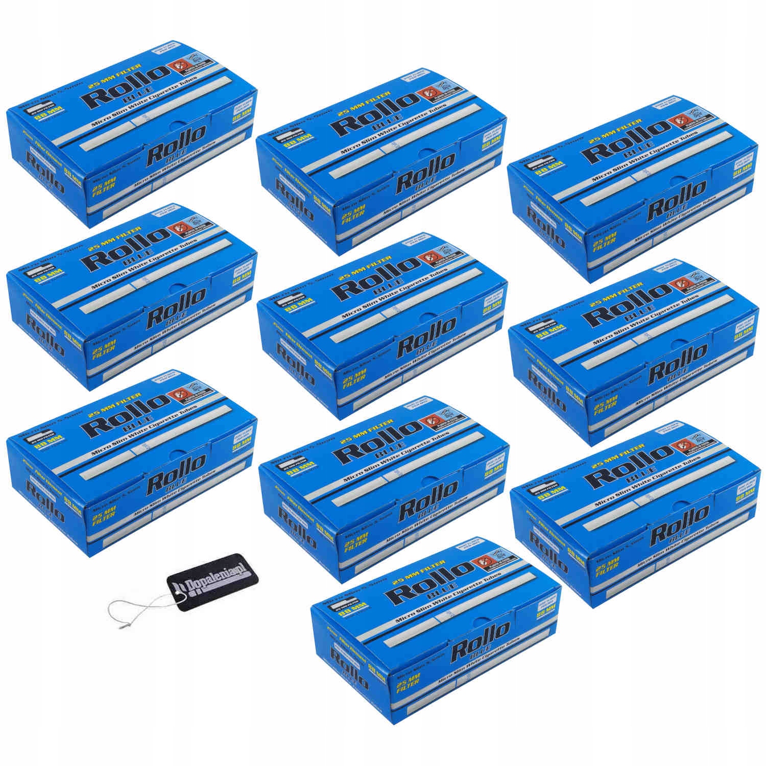 10 x 88 mm Gilzy Rollo Micro Slim Blue 200 szt 5,5 mm Najcieńsze ...