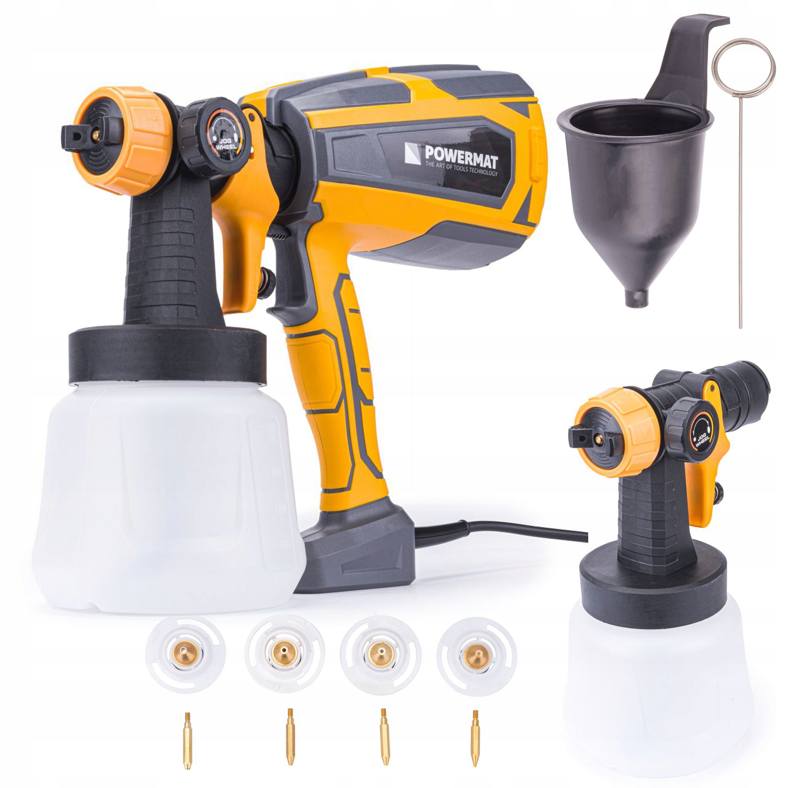 POWERMAT MALÍŘSKÝ AGREGÁT ELEKTRICKÁ STŘÍKACÍ PISTOLE + 4 TRYSEK za 836 Kč - Allegro