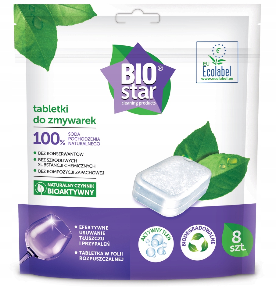 Tablety do myčky BioStar 8 ks za 39 Kč - Allegro